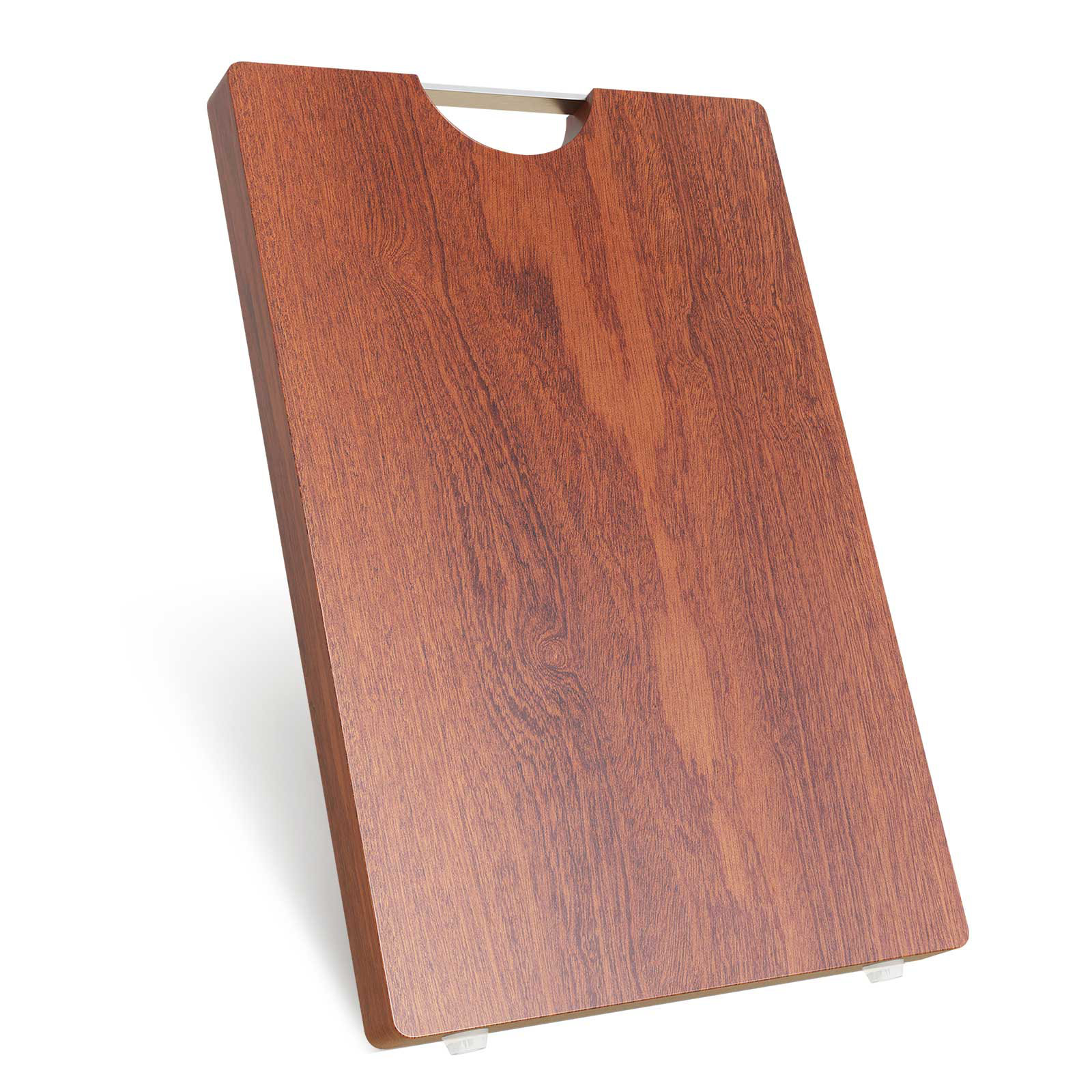 Luxdecor Solid Wood Cutting Board No Glue-One Piece Wood Charcuterie ...