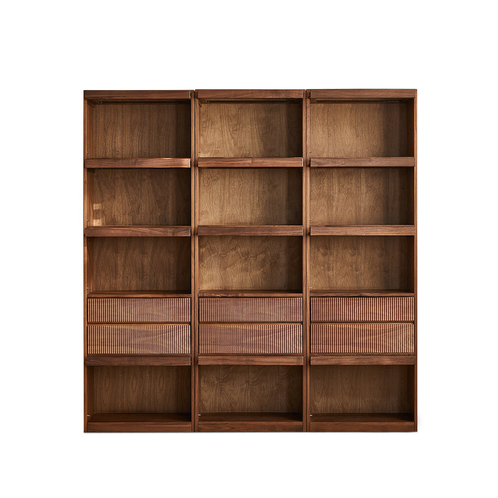 Kaoloupin Floor standing wooden bookcase | Wayfair