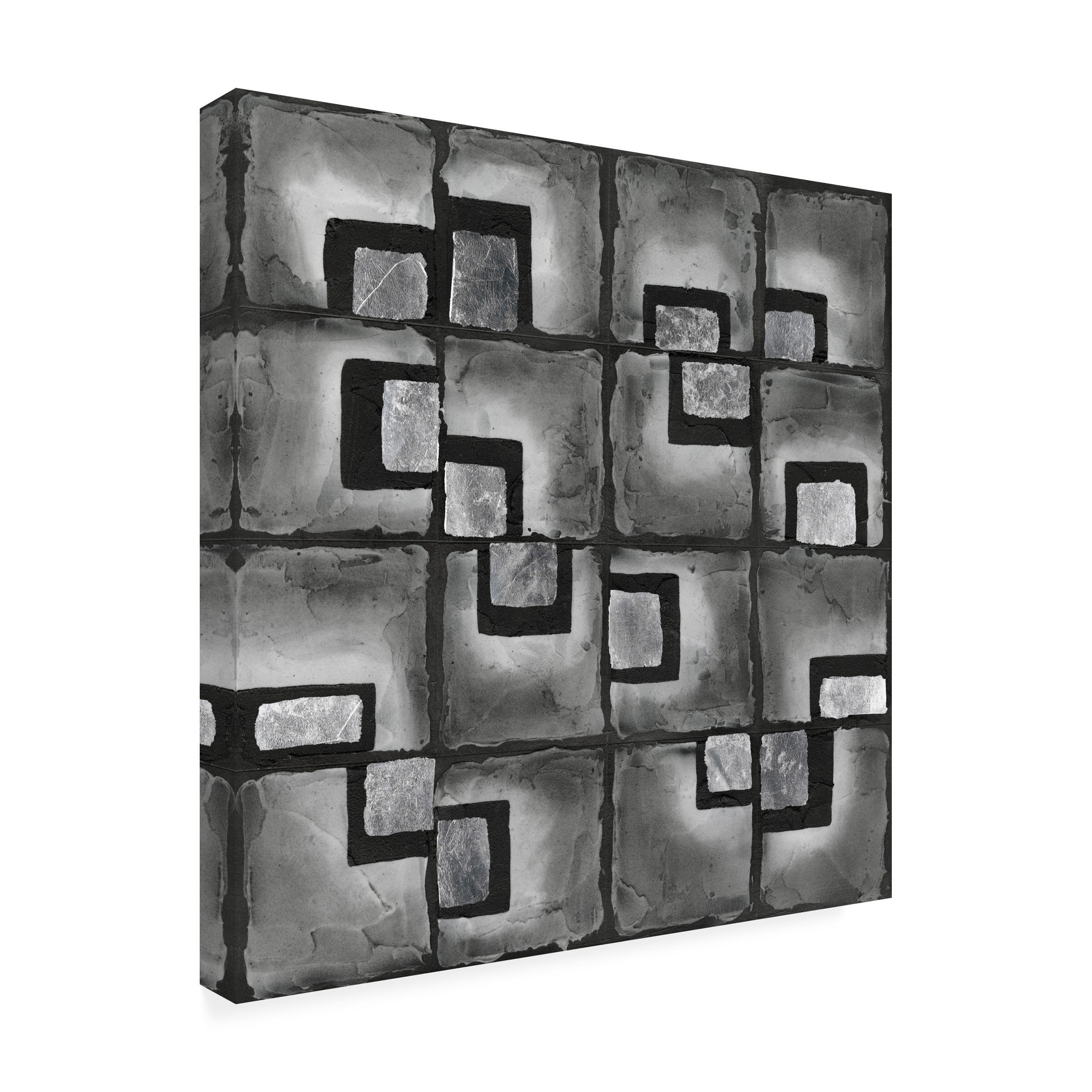 Trademark Fine Art Modern & Contemporary Shadow Squares II On Canvas ...