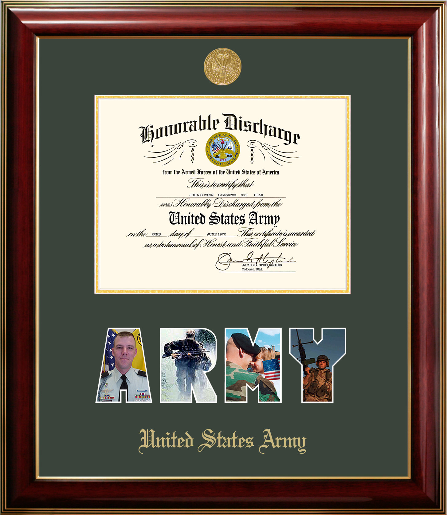 Patriot Frames Army Discharge Classic Picture Frame | Wayfair