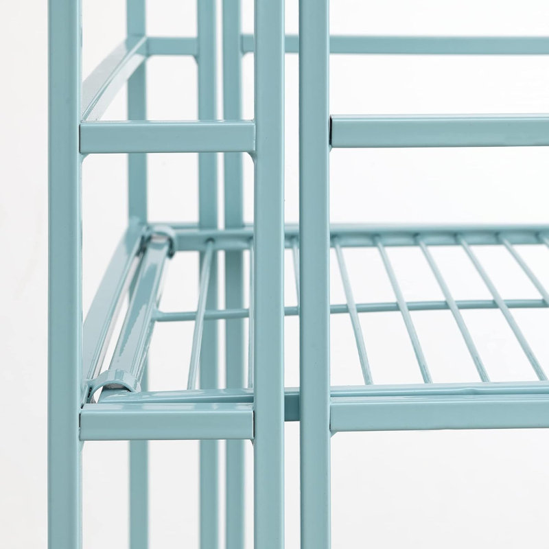George Oliver 3 Tier Folding Metal Shelf | Wayfair