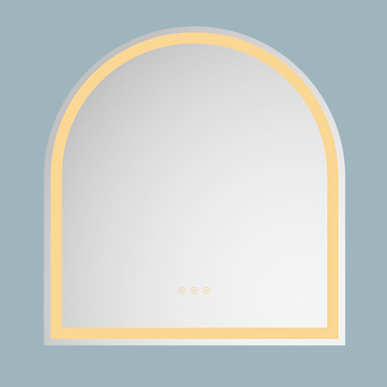 Wrought Studio Jarquavius Flat LED Wall Mirror | Wayfair