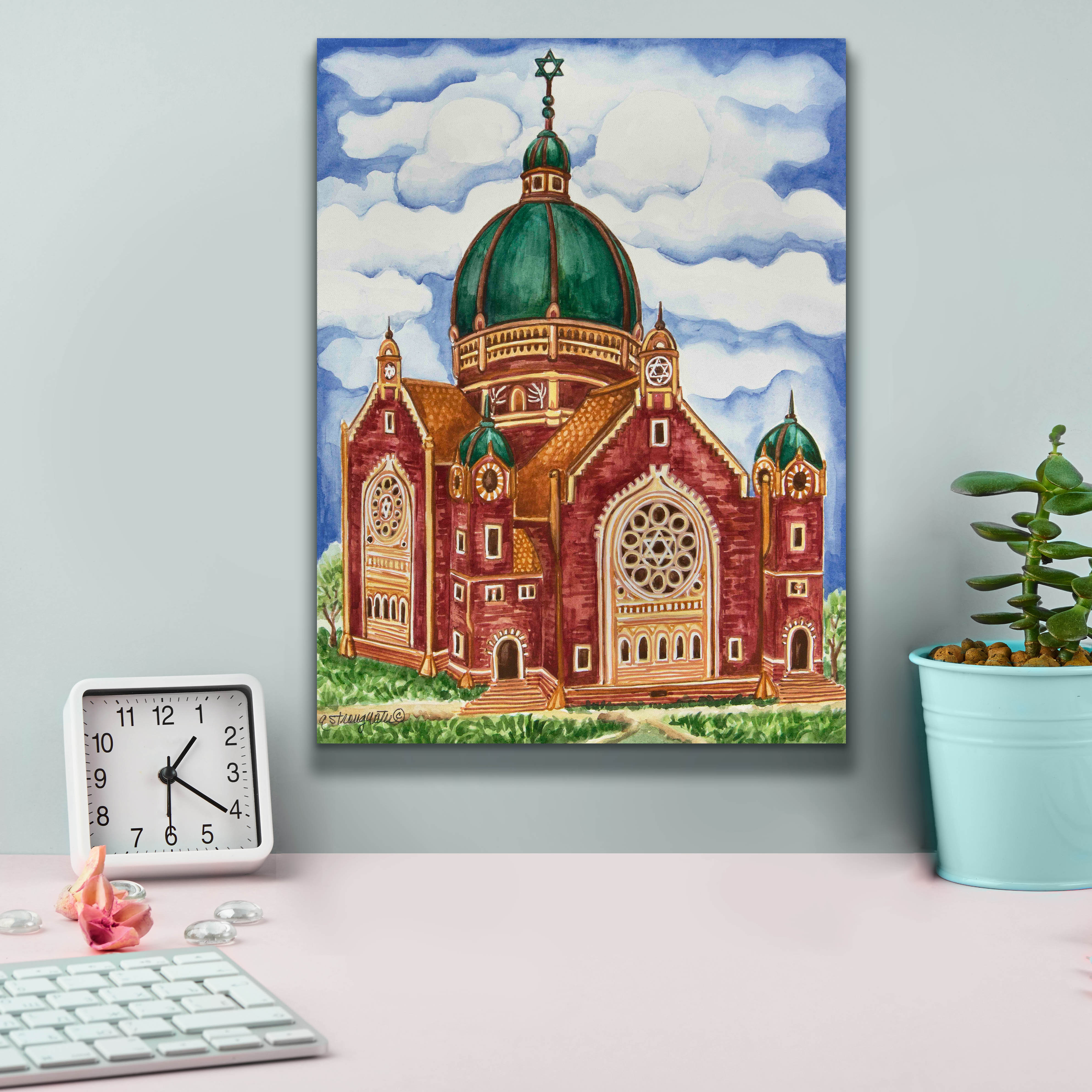 Winston Porter 'Synagogue Katowice Exterior' by Andrea Strongwater ...