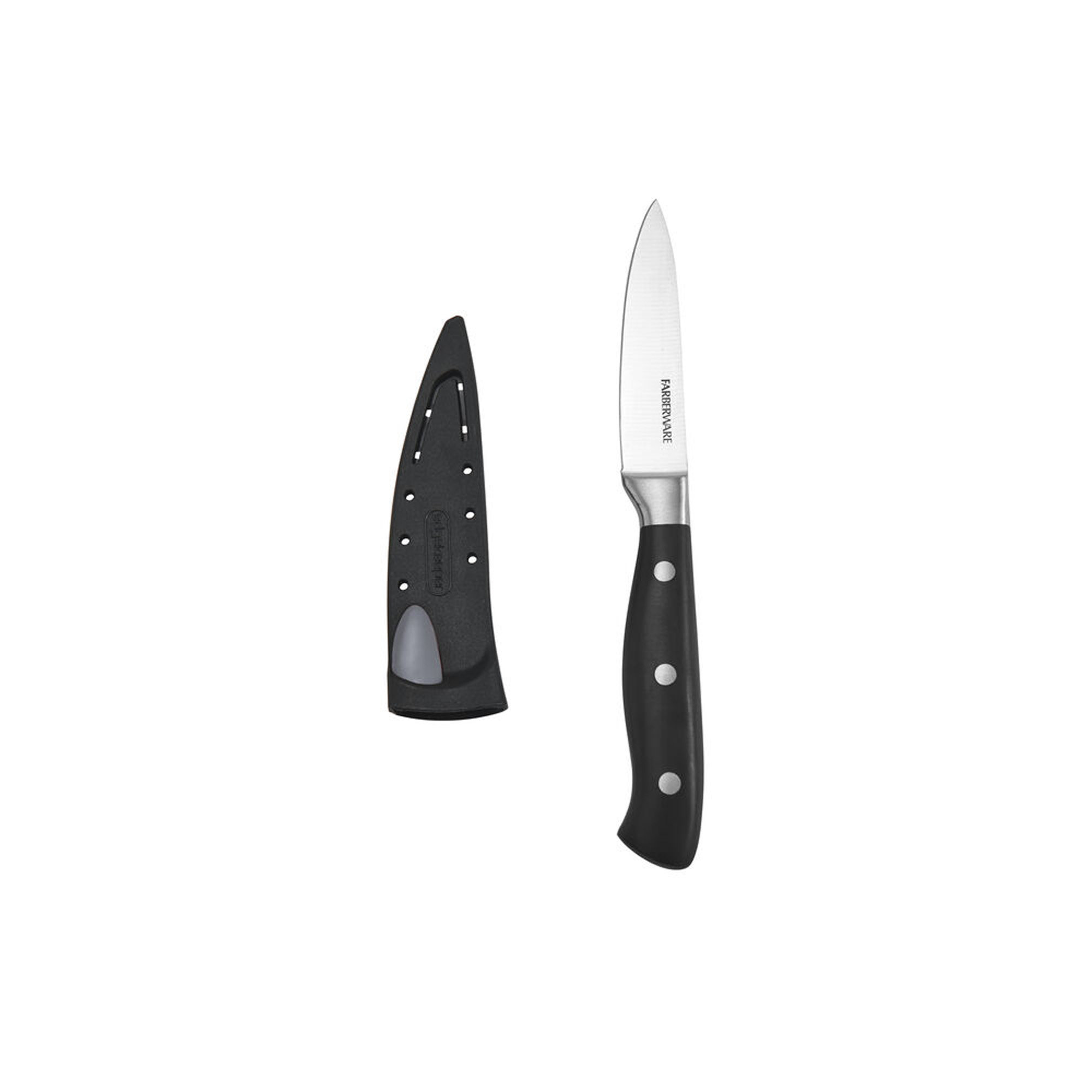 Farberware Edgekeeper Triple Rivet Forged Paring Knife with Built-In ...