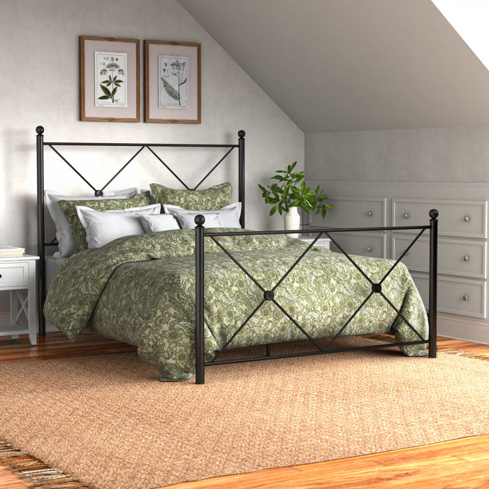Andover Mills™ Fernwood Metal Open-Frame Bed & Reviews | Wayfair