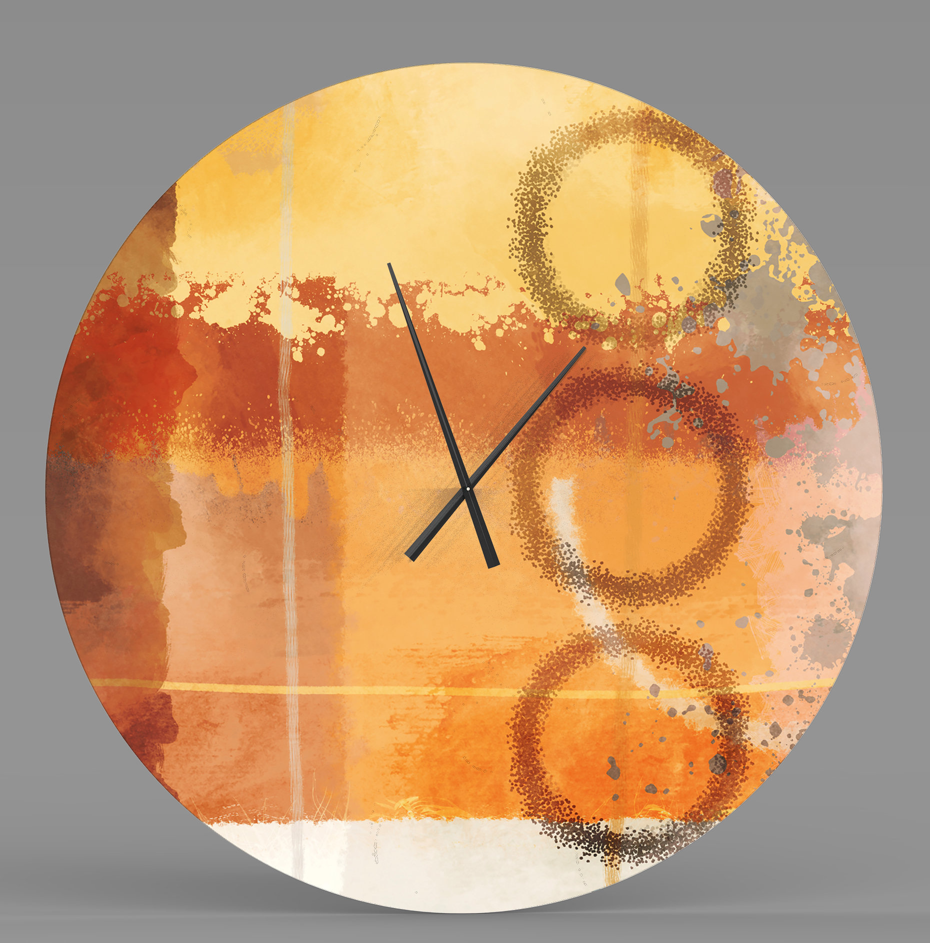 Ebern Designs Blessed Felicitous Abstract Wall Clock - Wayfair Canada
