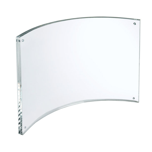 Azar Displays Premium Curved Sign Holder - Wayfair Canada