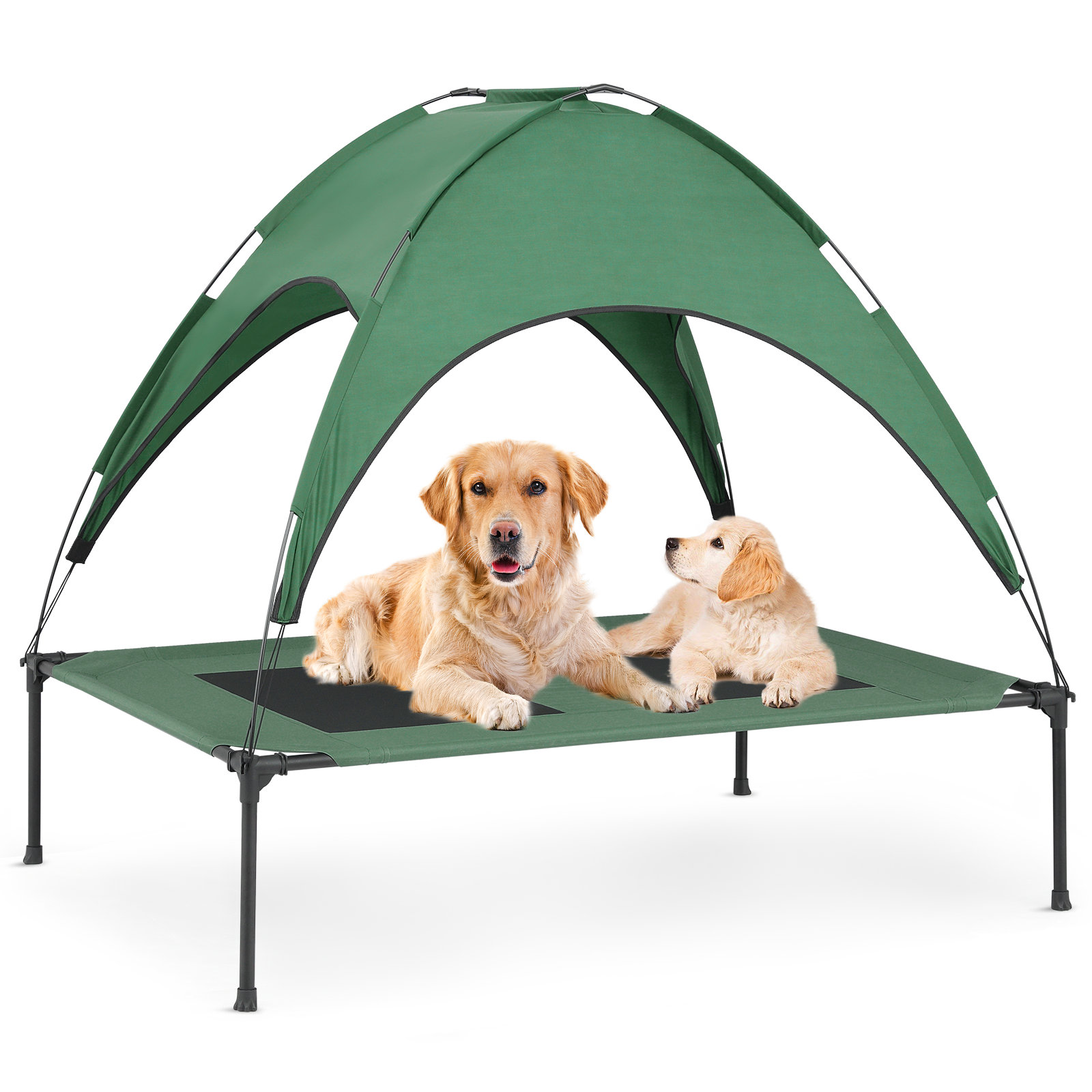 Tucker Murphy Pet™ Elevated Dog Bed with Removable Canopy, Outdoor Dog ...