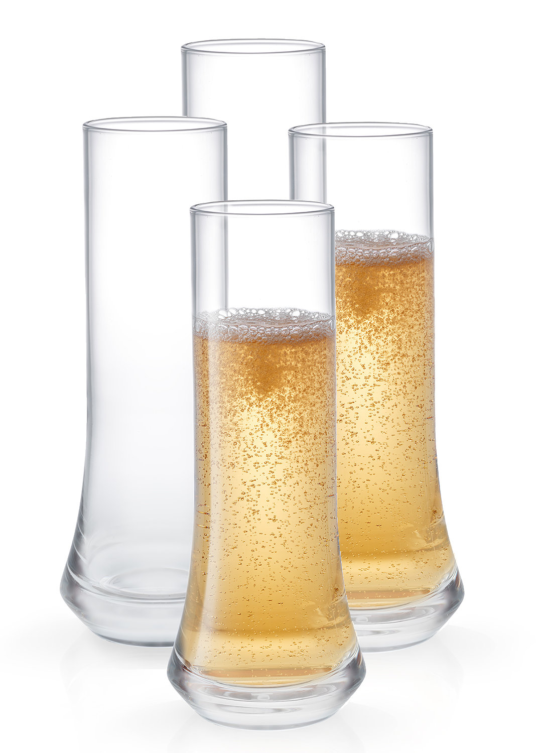 JoyJolt Cosmo Stemless Champagne Glass Flute , 7oz & Reviews | Wayfair