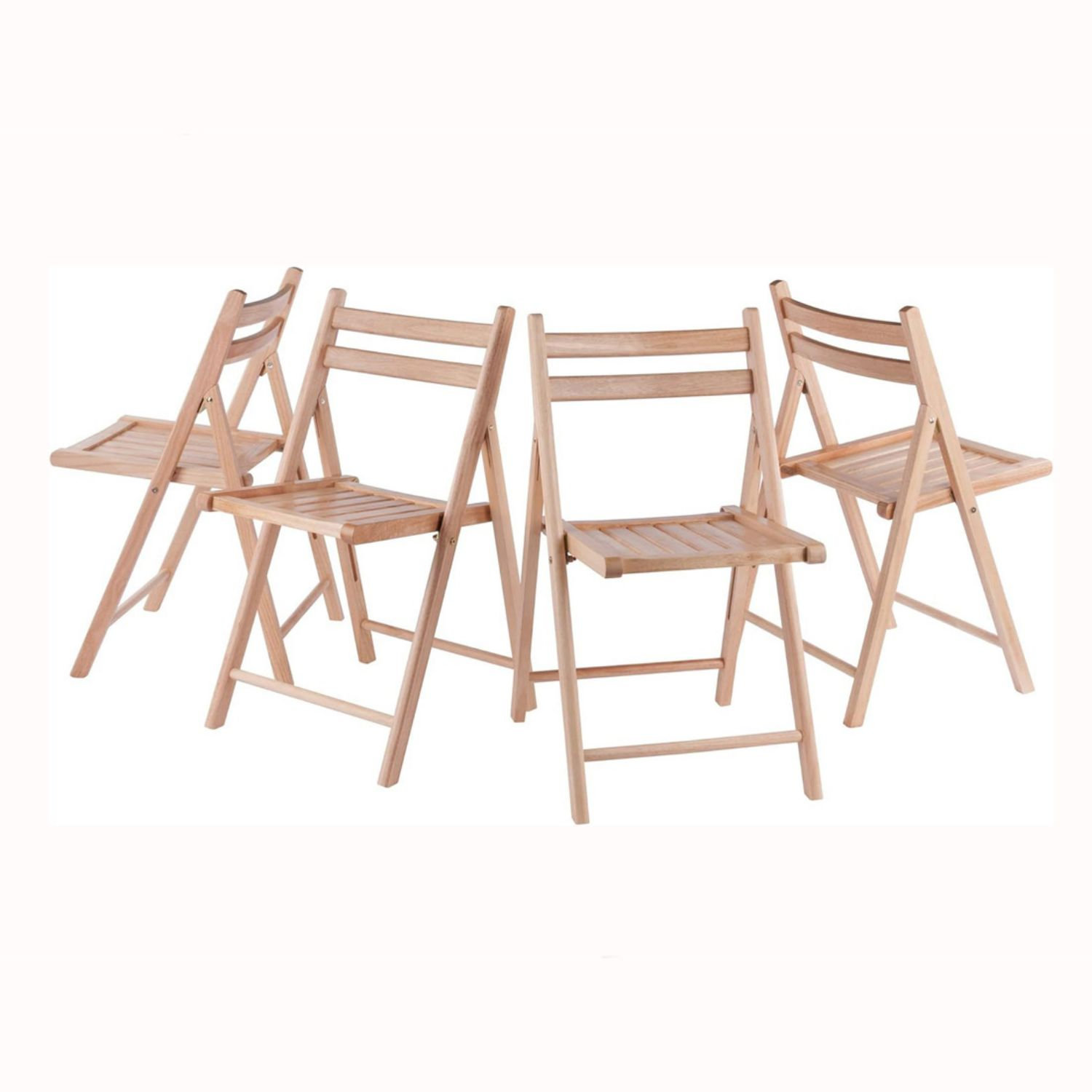 QICQA Chaise pliante en bois massif - Wayfair Canada