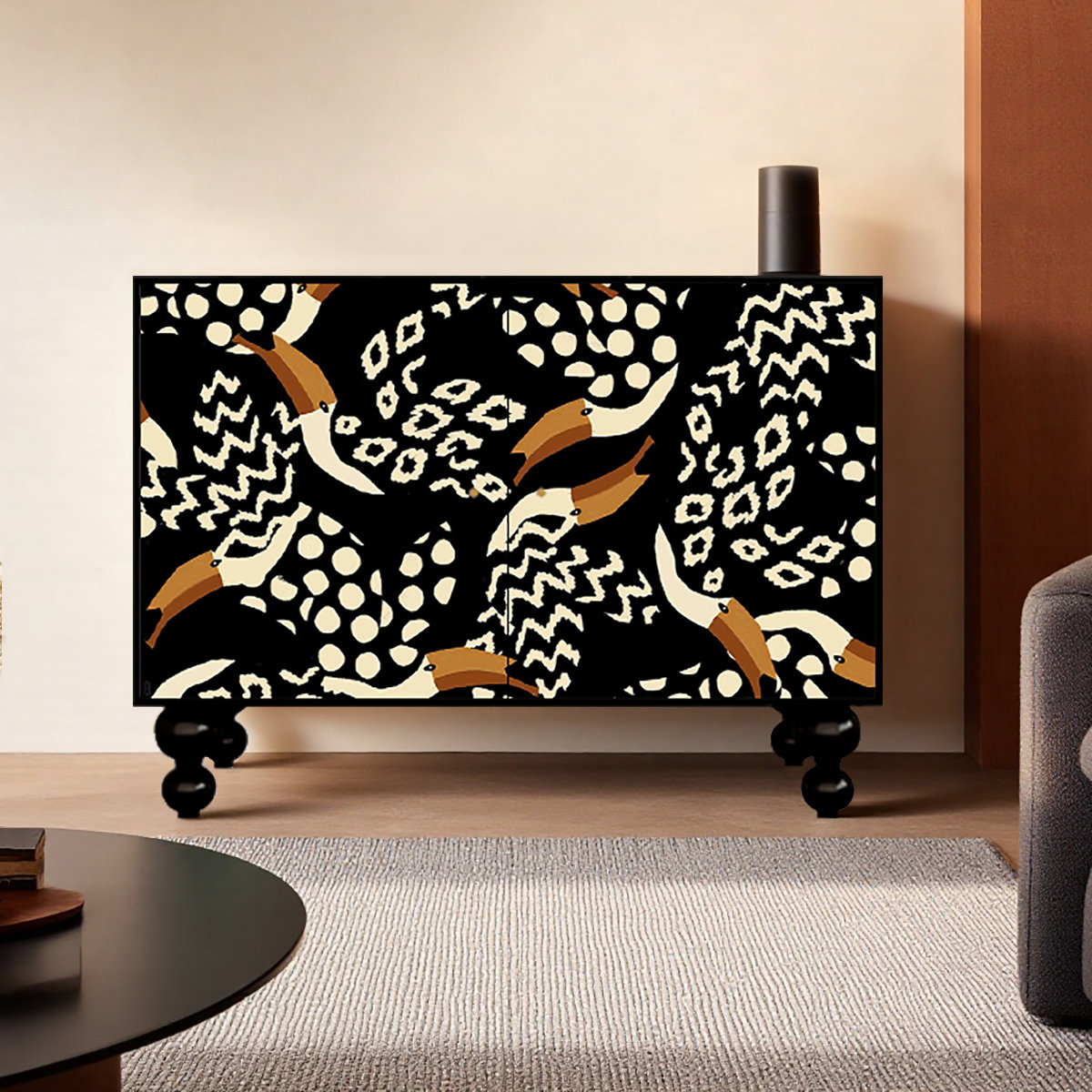 DURBIL French vintage double deck storage decor cabinet - Wayfair Canada