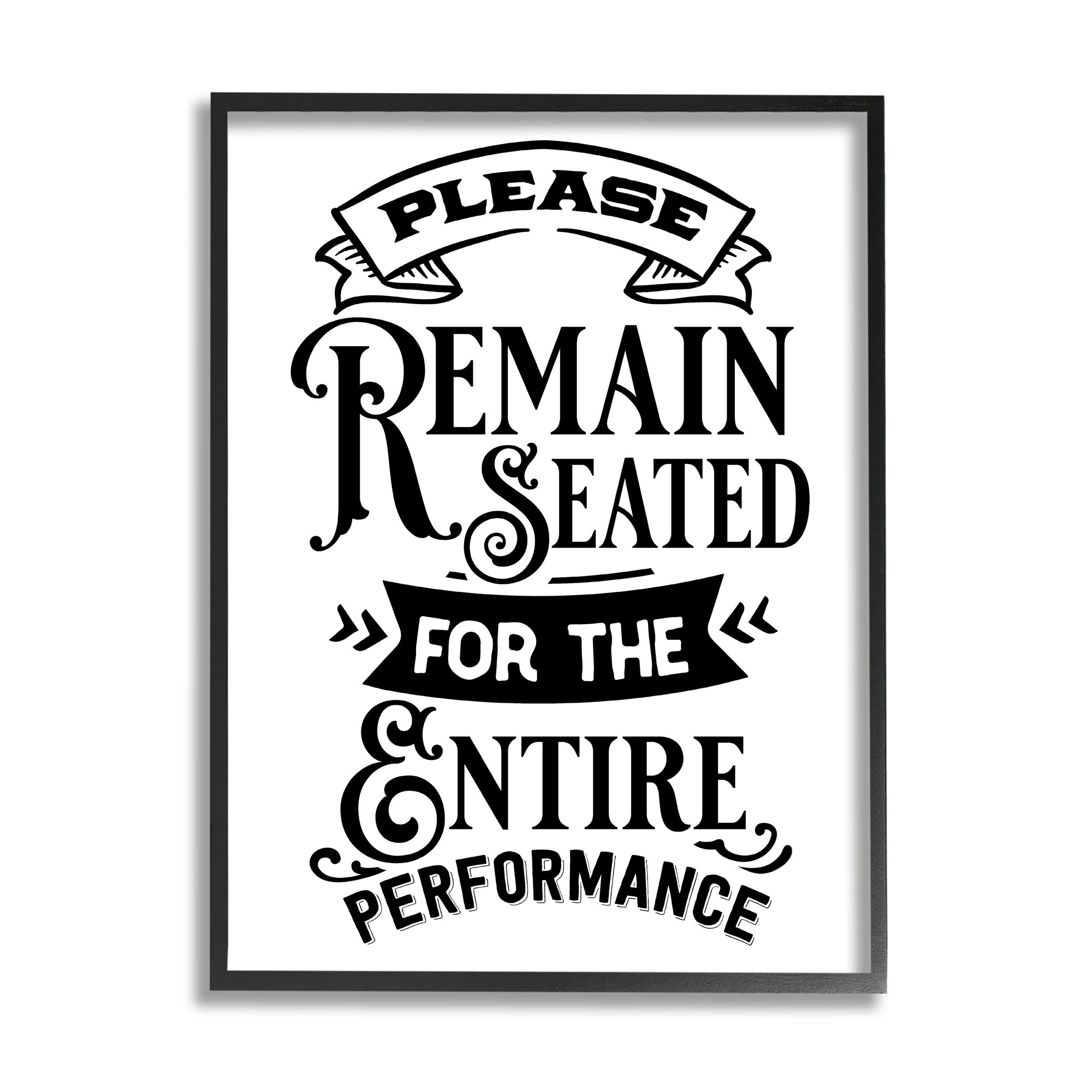 Stupell Industries Please Remain Seated Humorous Vintage Bathroom ...