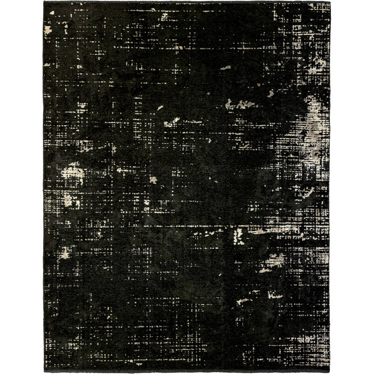 Woven Concepts Rapture Beige/Black Abstract Luxury Area Rug | Wayfair