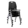 Learniture Academic Mobile 18" Classroom Chair with Casters & Reviews ...
