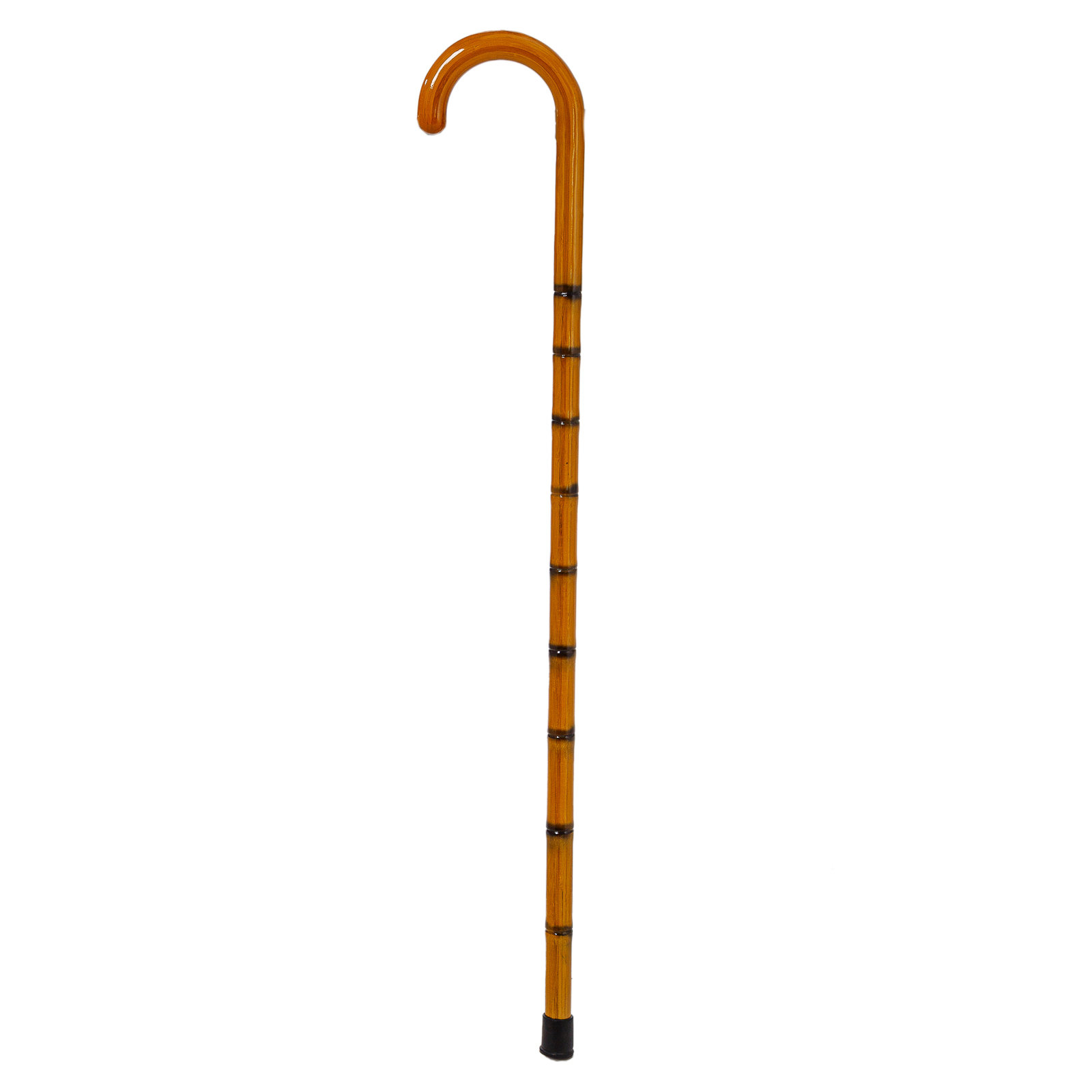 Bay Isle Home™ Wooden Cane Walking Stick With Rubber Tip For Men And ...