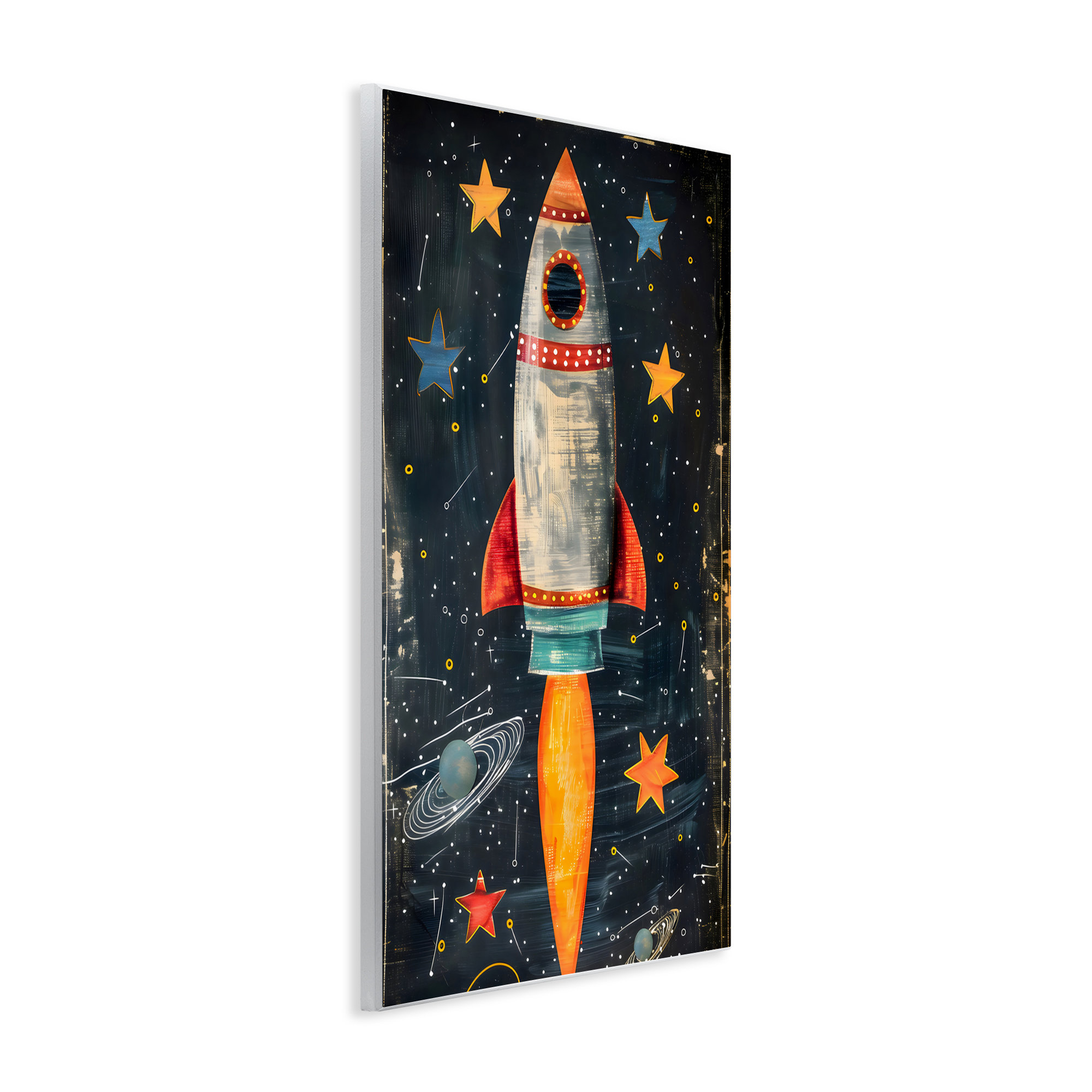 Corrigan Studio® Blast Off Rocketship Wall Plaque, design by Creative ...