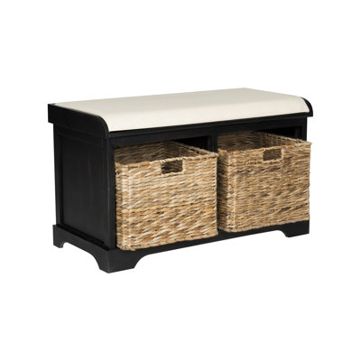 Wildon Home® Wood Storage Bench | Wayfair