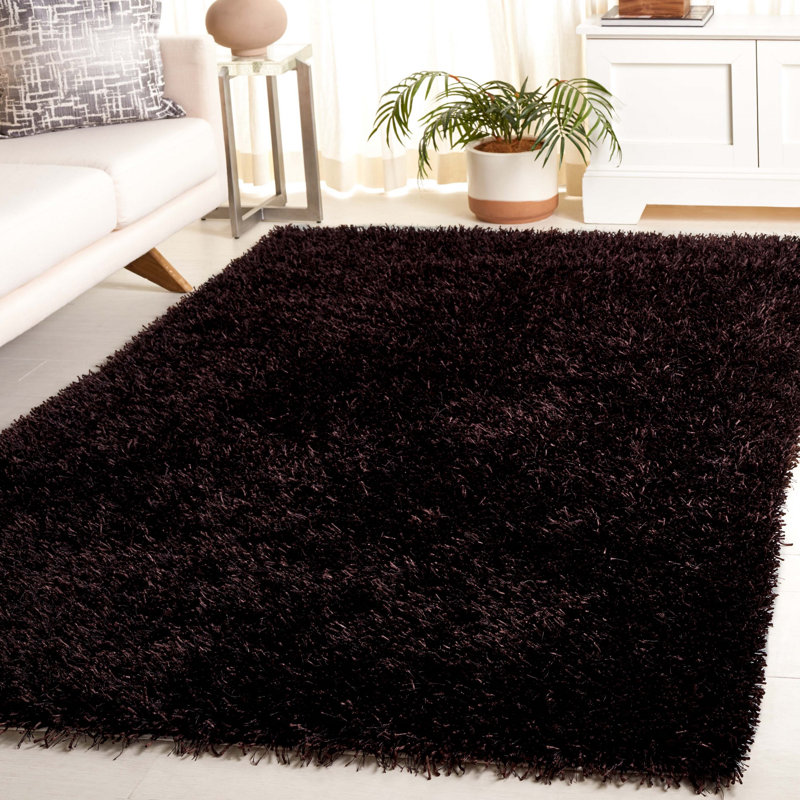 Wade Logan® Assar Handmade Tufted Chocolate Area Rug & Reviews | Wayfair