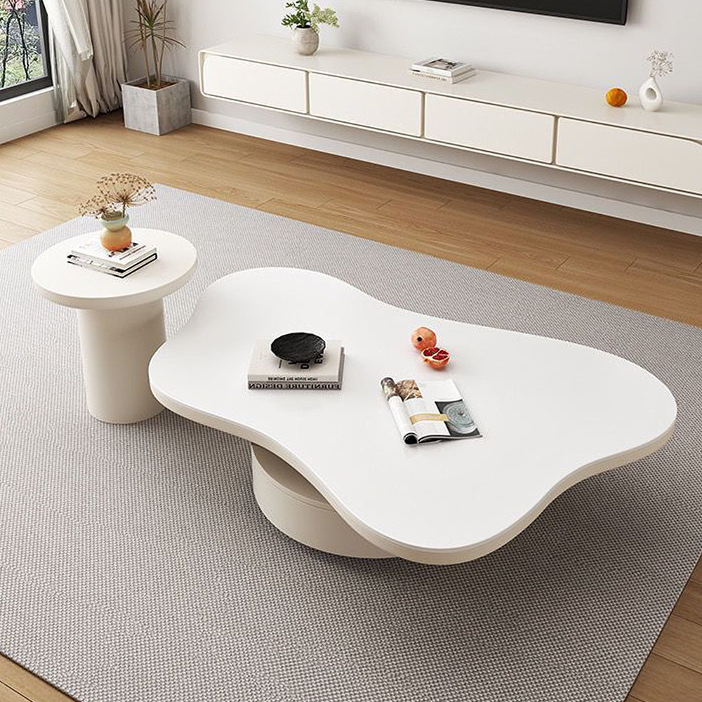Bkoksety Creamy style multi-functional creative tea table | Wayfair