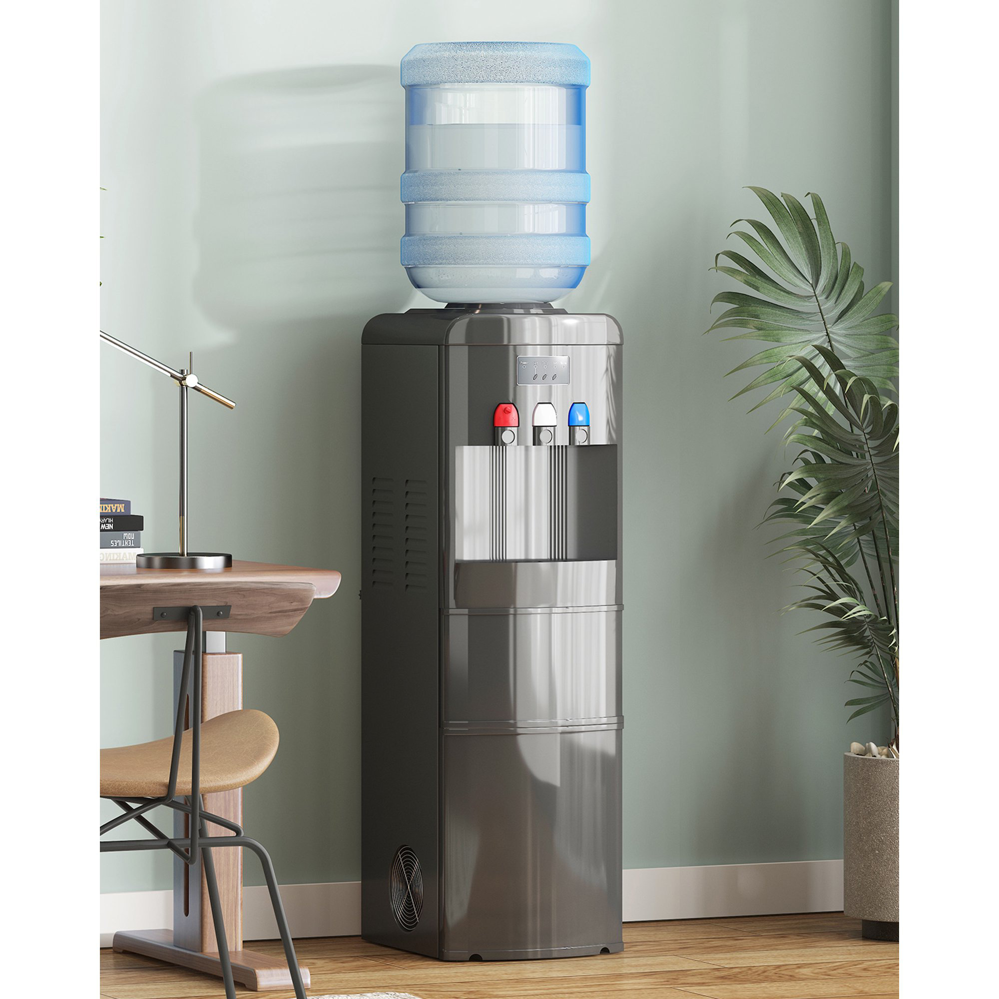 TABU Black Free Standing Top Loading Electric Water Dispenser - Wayfair ...