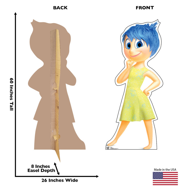 Advanced Graphics Disney Pixar Inside Out Joy Life Size Cardboard ...