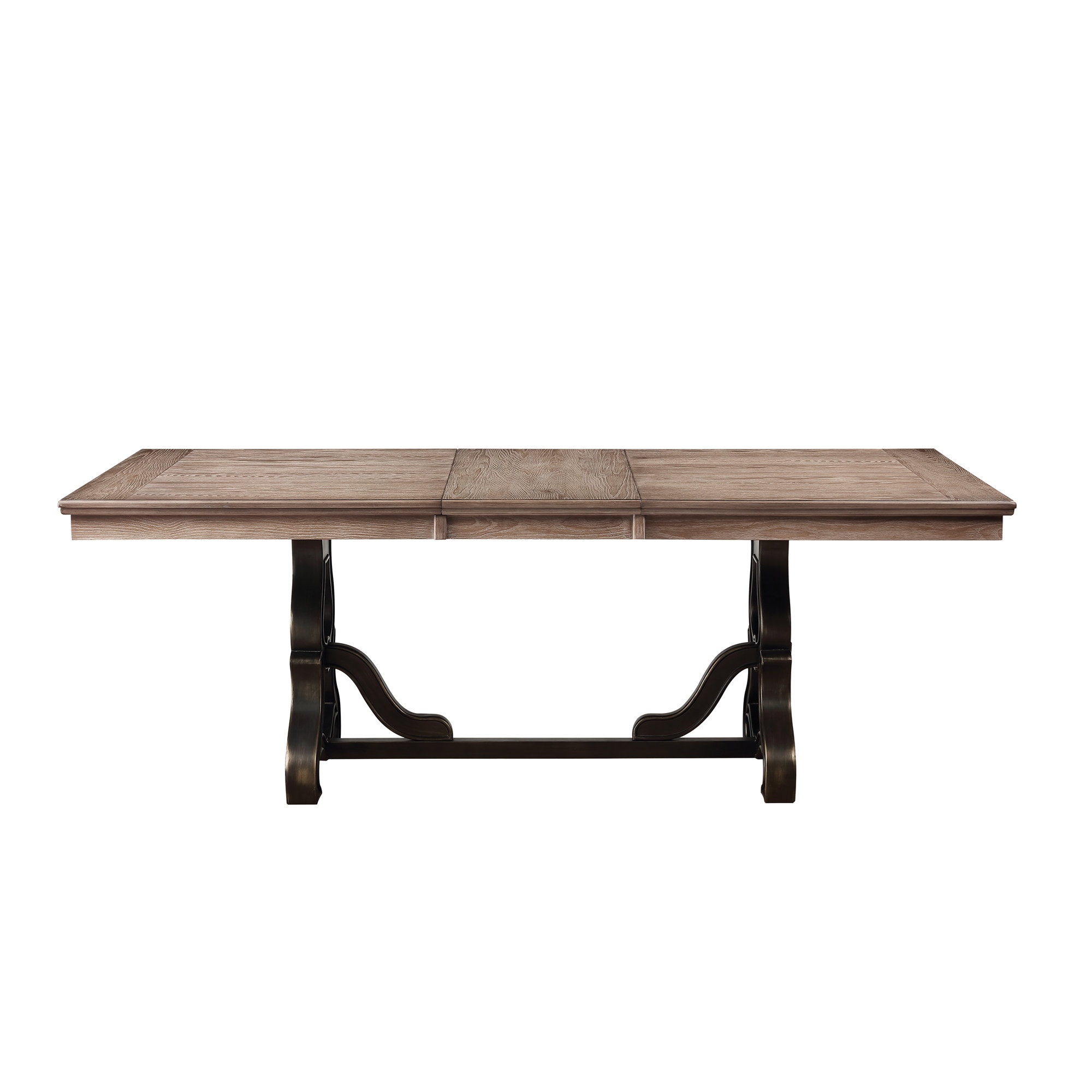 August Grove Weathered Grey Oak Dining Table - Wayfair Canada
