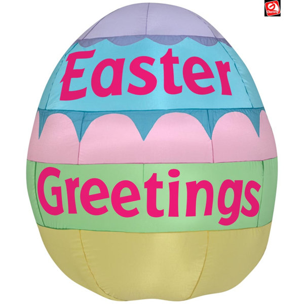 Gemmy Industries 2 1/2' Gemmy Airblown Inflatable Easter Egg | Wayfair