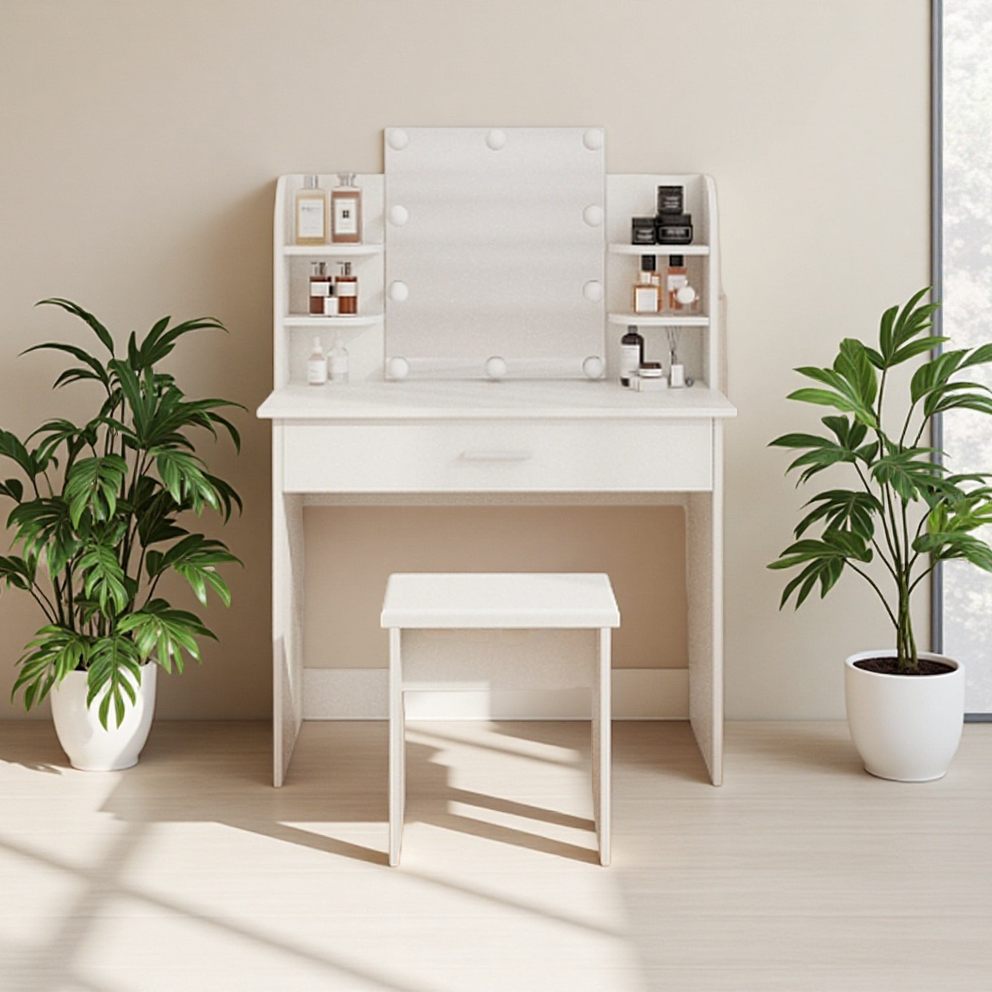 Ebern Designs One Drawer Dresser Table | Wayfair