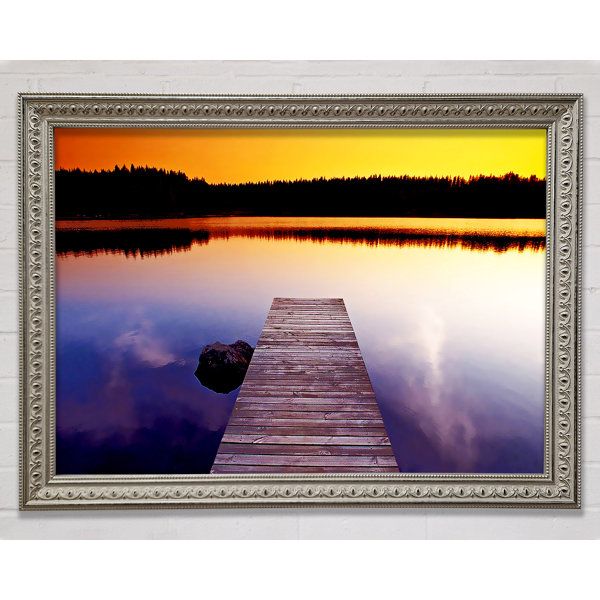 Bright Star Scottish Boardwalk Calm - Single Picture Frame Print ...