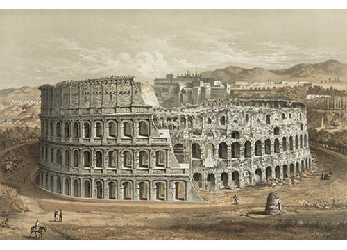 Buyenlarge 'Roman Coliseum' by Armstrong and Co Graphic Art | Wayfair