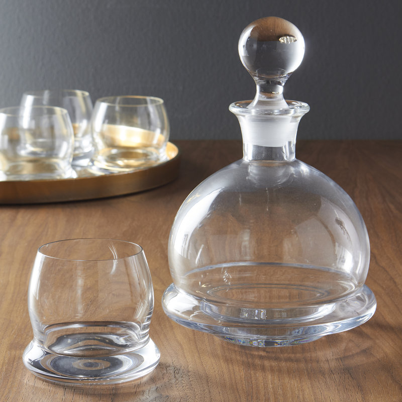 Brayden Studio® Dorado 2 Piece Wine Decanter Set & Reviews | Wayfair