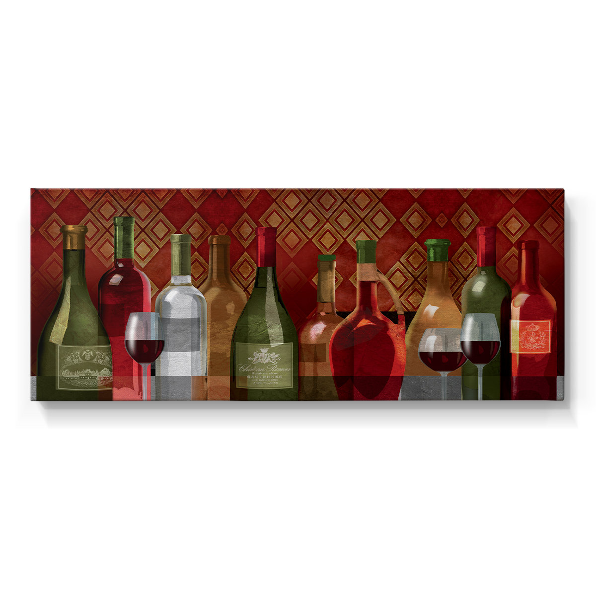 Winston Porter Wine Tasting- Gallery Wrapped Canvas -Ready to Hang ...