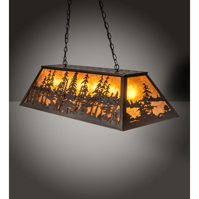 log pool table light