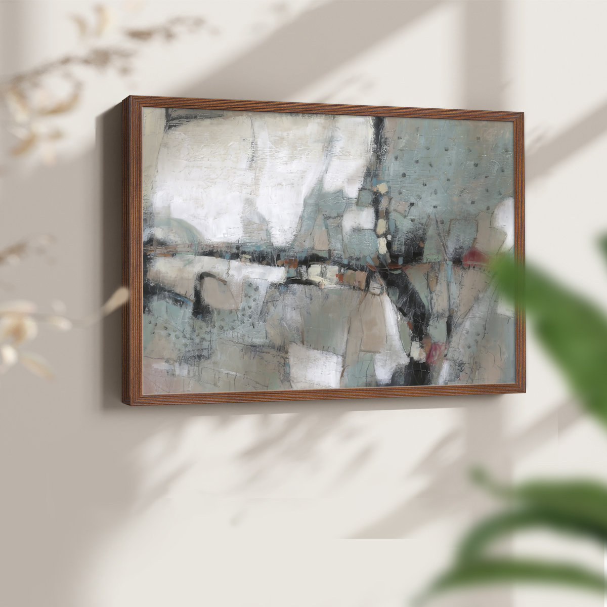 Wrought Studio™ Embellished Patchwork I -Framed Print - Restickable ...