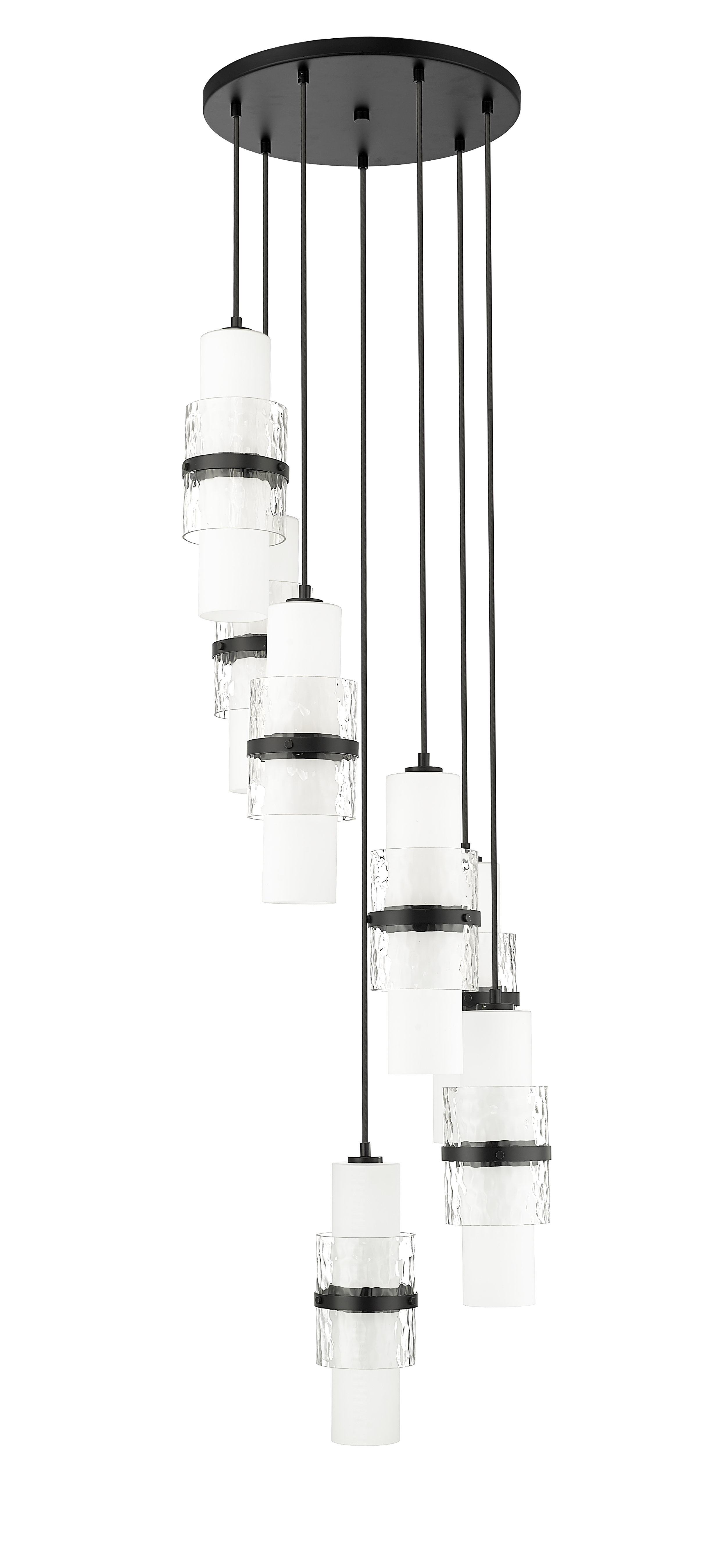 Wade Logan® Bryelle 7 - Light Cluster Tiered Chandelier | Wayfair