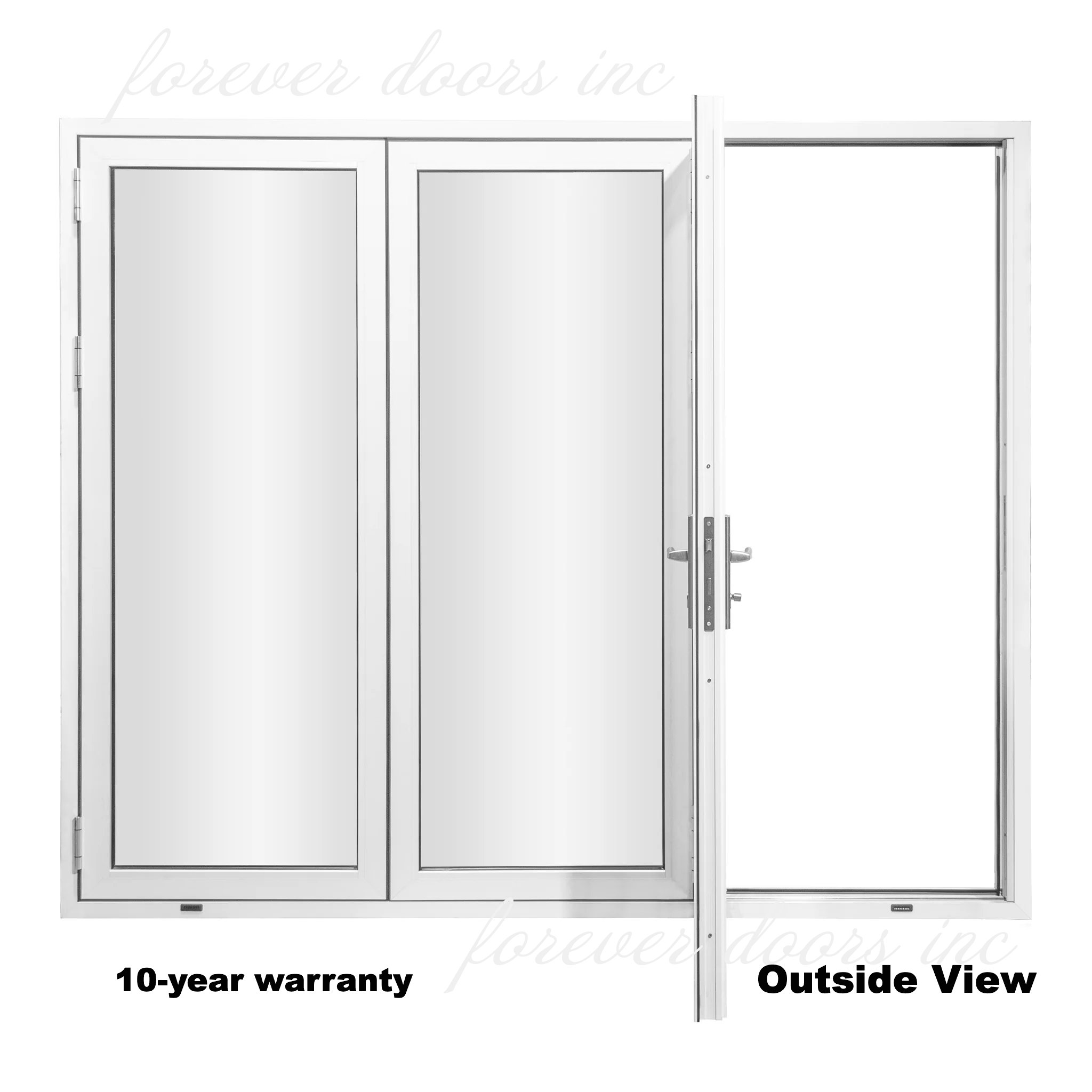FOREVERDOORS Aluminum Folding Front Entry Door - Wayfair Canada