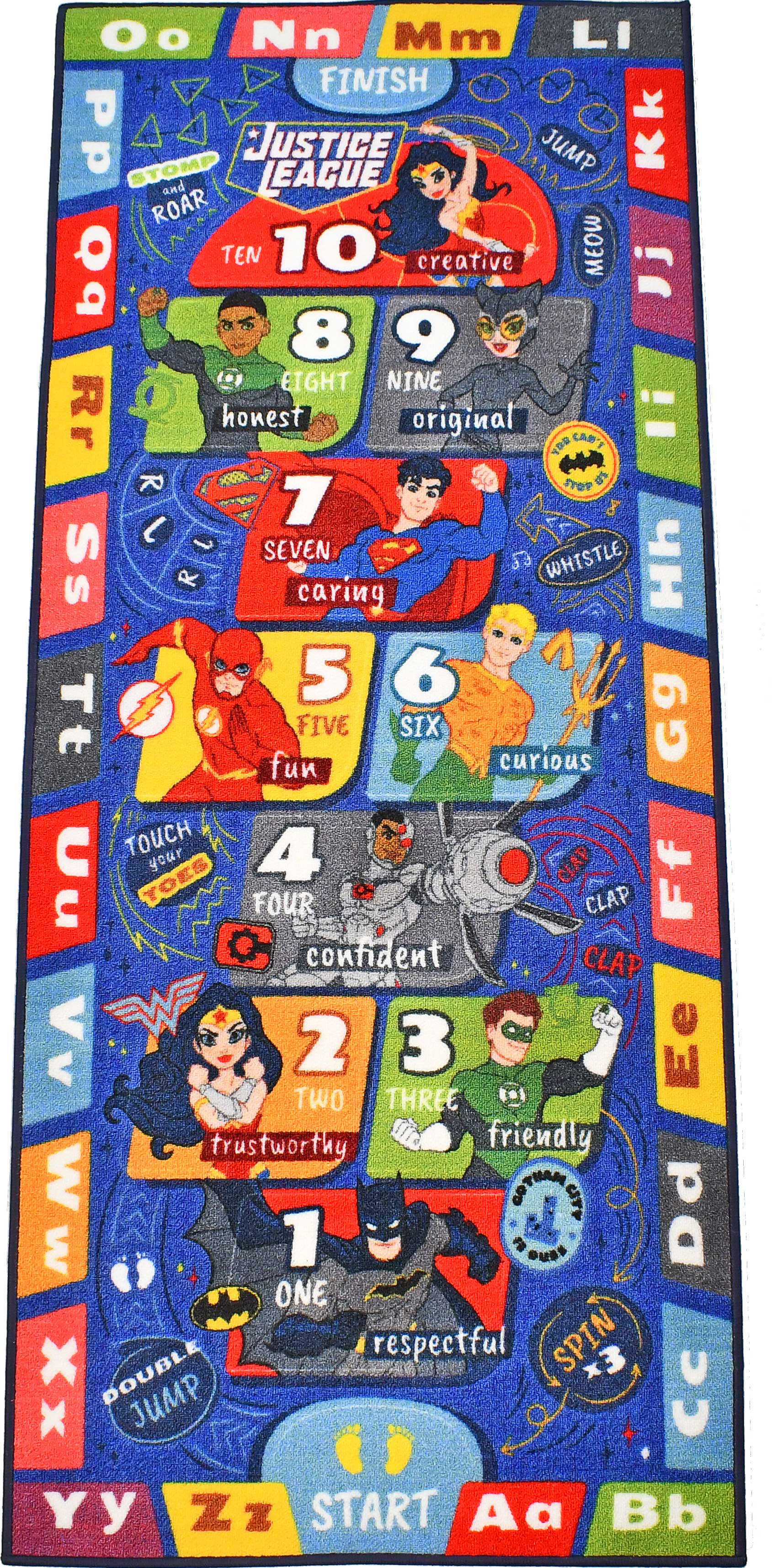 KC Cubs Justice League Hopscotch Boys Number Educational Learning Game ...