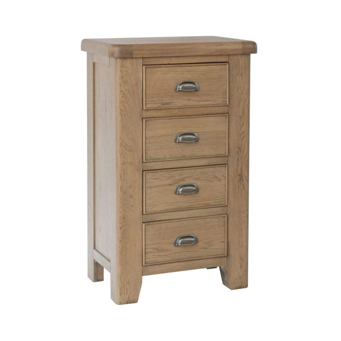 Alpen Home Gwenaelle Fully Assembled Solid Wood with Oak Veneer 4 ...