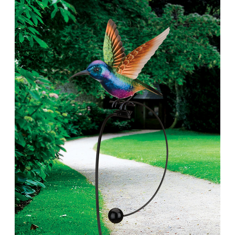 Regal Art & Gift Rocker Hummingbird Stake - Ruby Throated | Wayfair