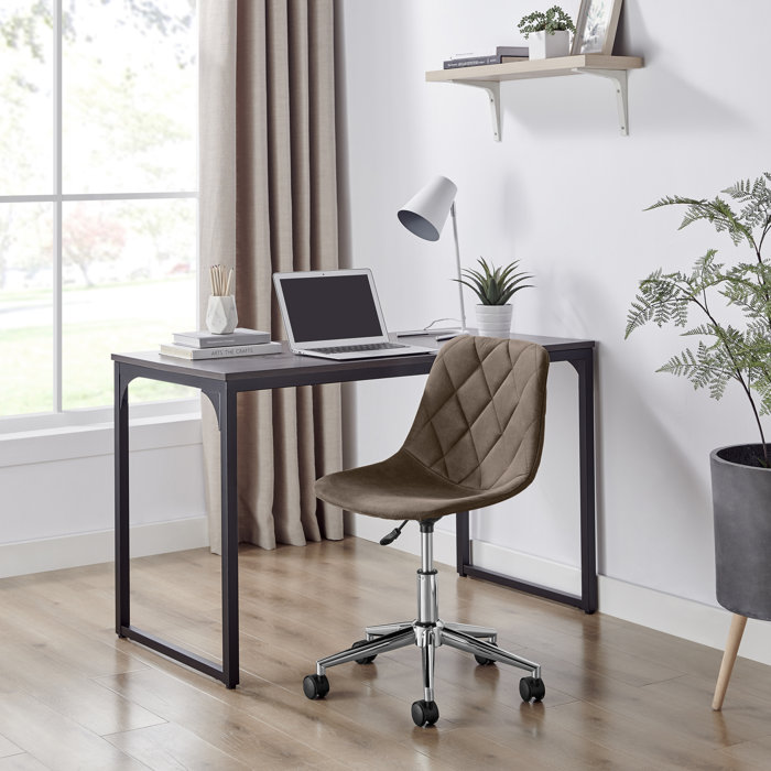 17 Stories Alexandrino Luxury Scandi Home Office Vanity Chair - Modern ...
