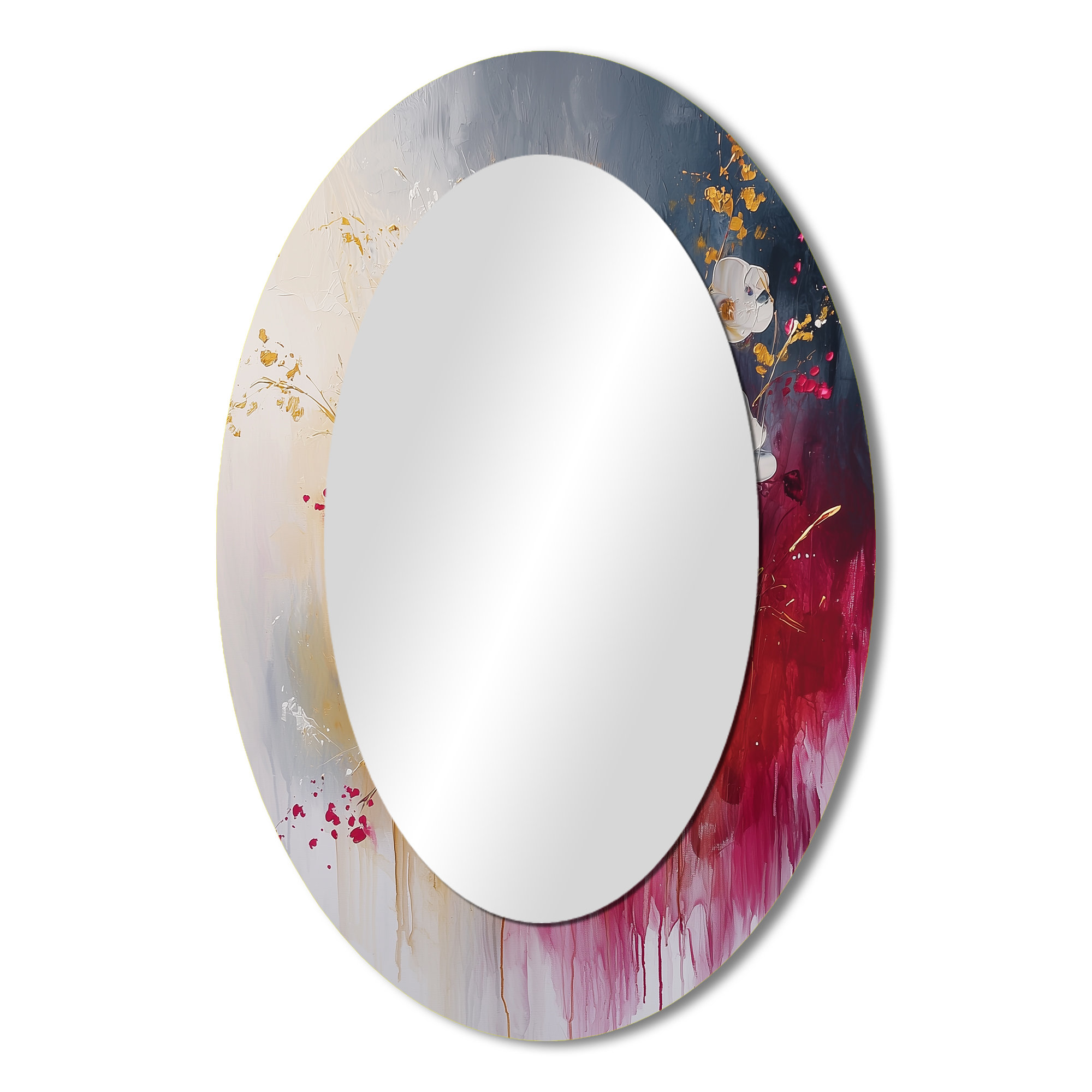 Astoria Grand Wildflower On Silent Burst Of Ink II - White Traditional ...