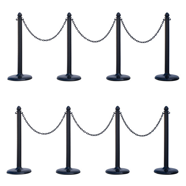 VIP Crowd Control 40.00'' H x 14'' W Plastic Stanchion System | Wayfair