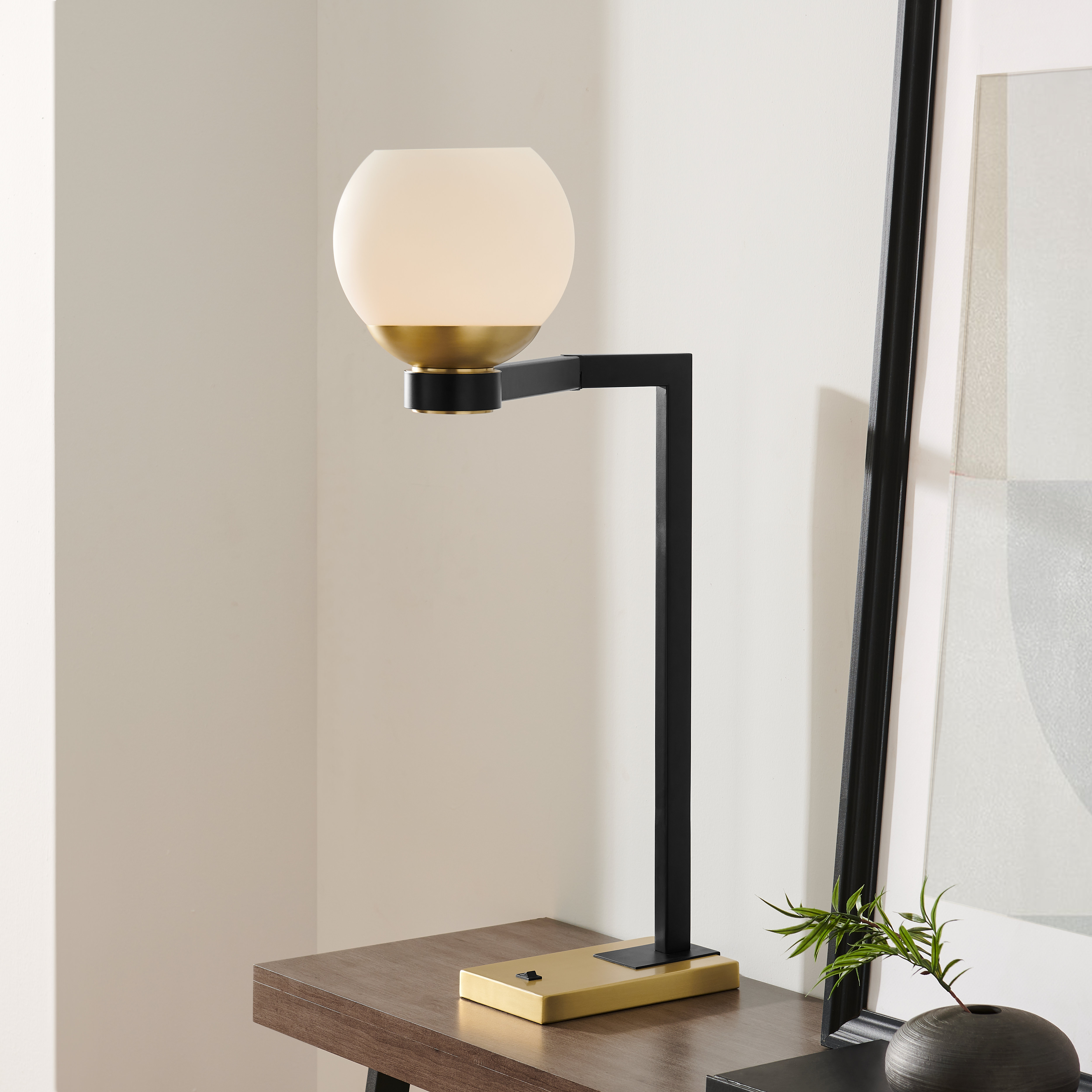 Boulevard Eight 31" Black Table Lamp | Wayfair