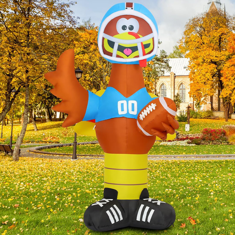 The Holiday Aisle® Jaquice 6FT Thanksgiving Inflatable American ...