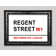 Bright Star Regent Street Signs - Single Picture Frame Art Prints ...