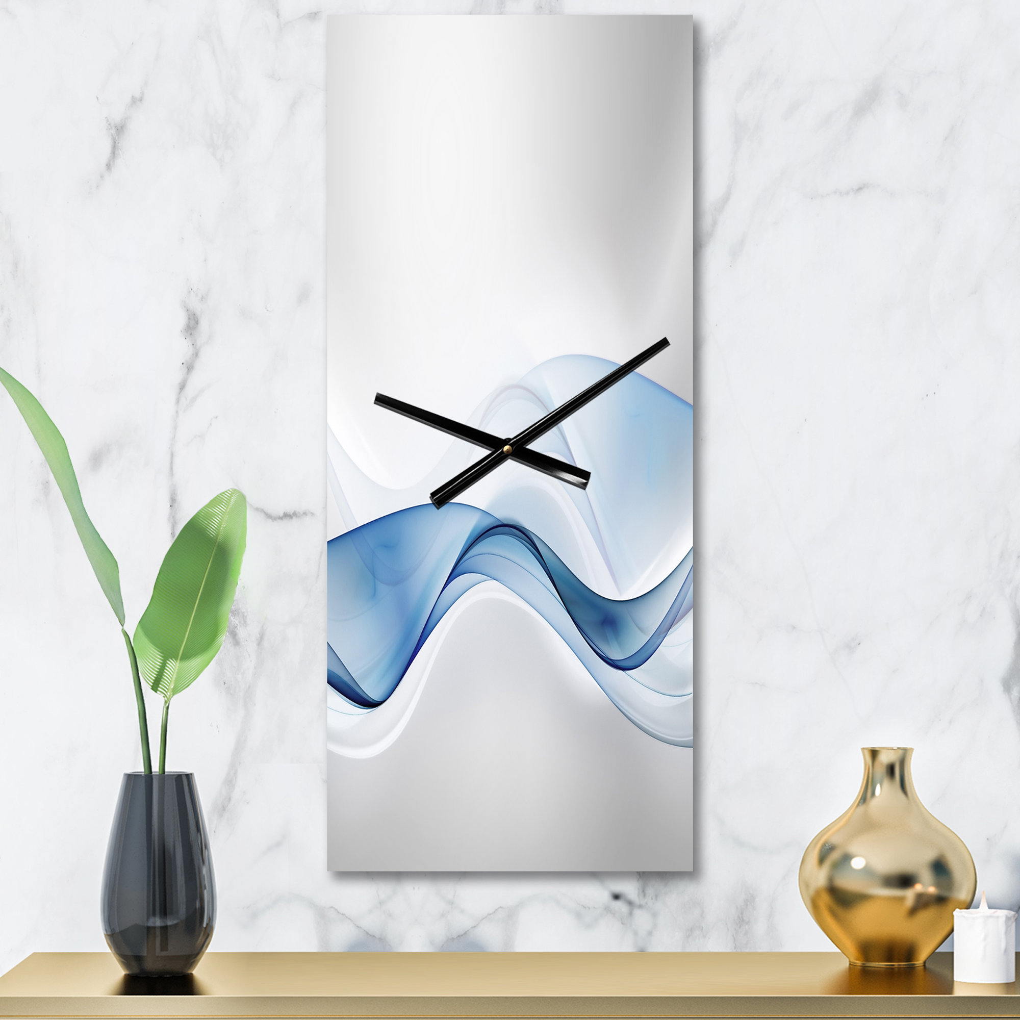 East Urban Home 3D Wave of Water Splash - Modern Wall Clock & Reviews ...
