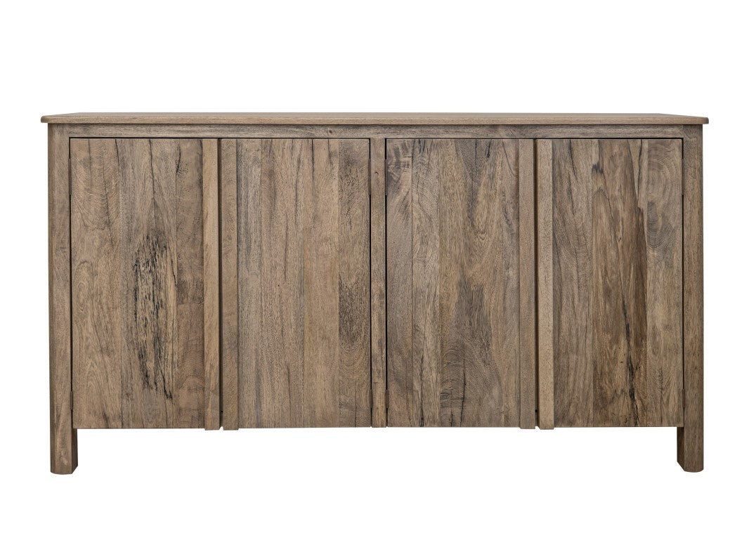 Crafters and Weavers Lotus Rustic Modern 4 Door Multi Purpose Console ...