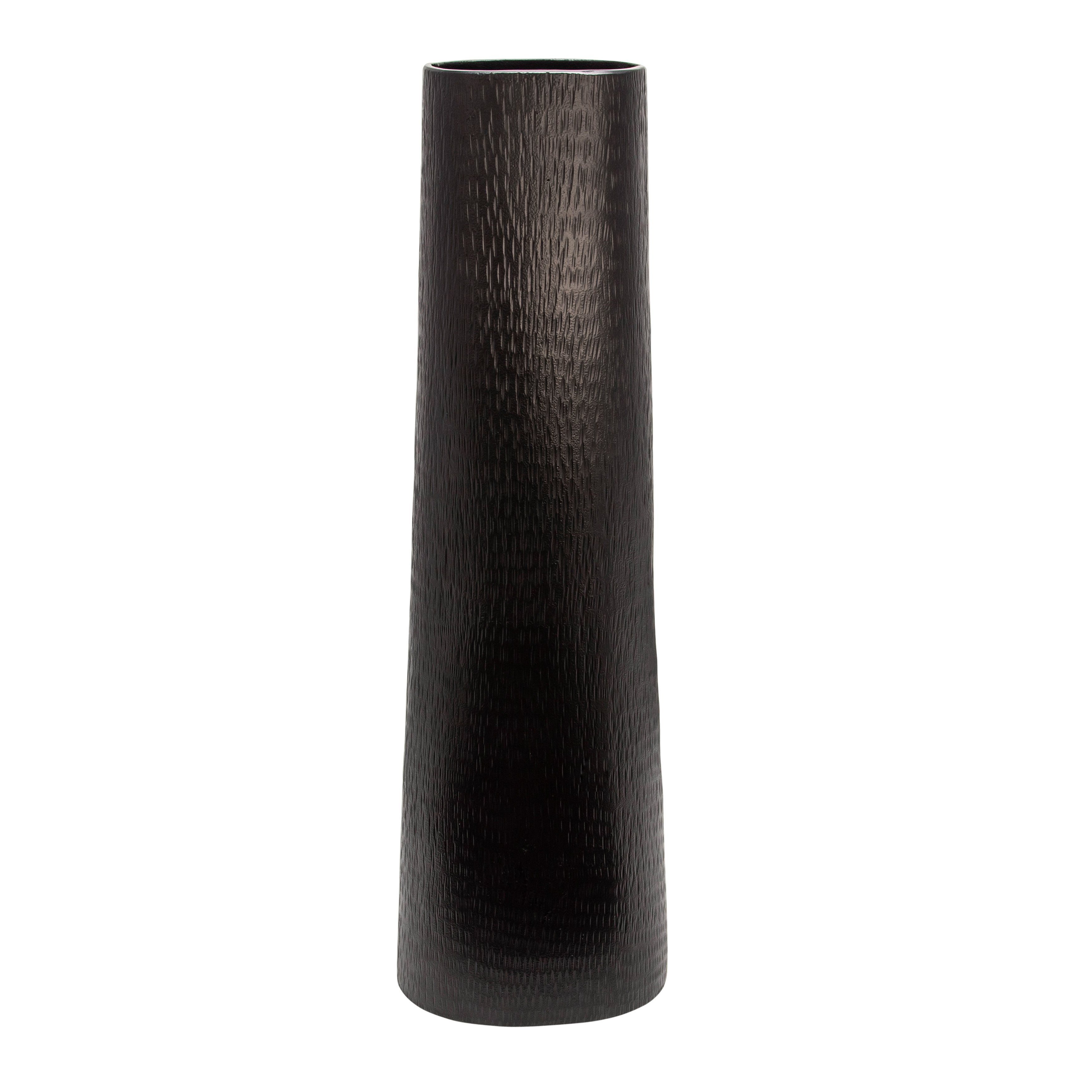 Ivy Bronx Aluminum 35" Textured with Matte Finish Vase - Contemporary ...