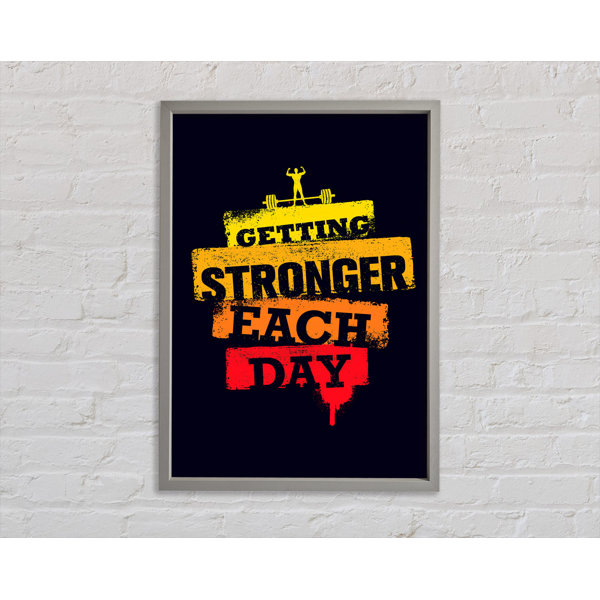 Bright Star Getting Stronger Each Day - Single Picture Frame Print on ...