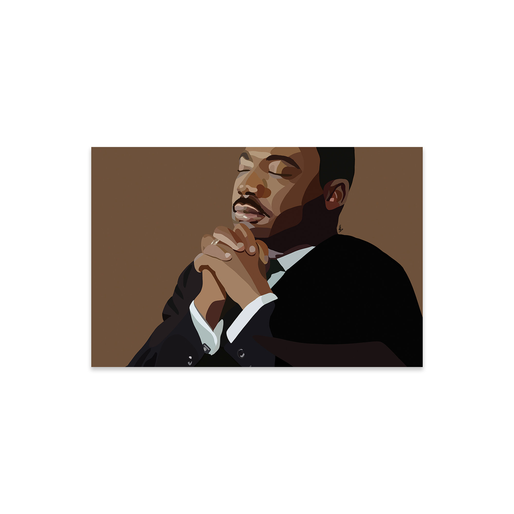 Ebern Designs MLK - No Frame Painting | Wayfair